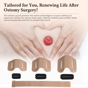Heagi Stoma Shield, Stoma Guard Ostomy Armor Fits All Ostomy Bag ...