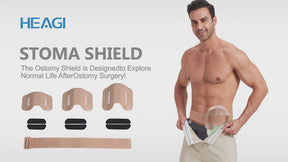 Heagi Stoma Shield, Stoma Guard Ostomy Armor Fits All Ostomy Bag ...