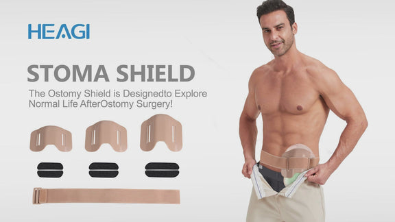 Heagi Stoma Shield, Stoma Guard Ostomy Armor Fits All Ostomy Bag ...